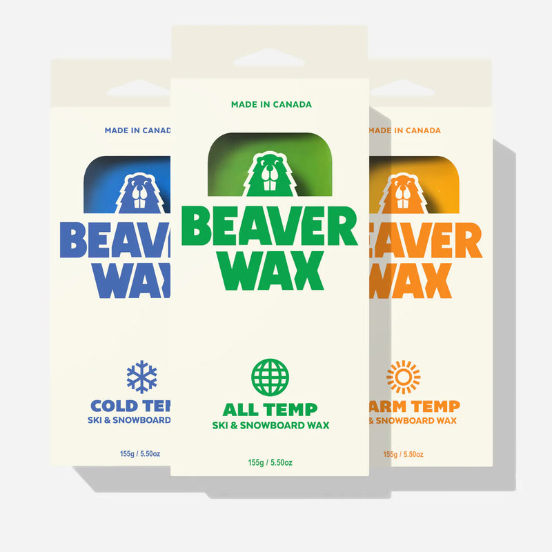 Beaver Wax Mixed Ski & Snowboard Wax Pack (3 Pack) – Gravity Coalition